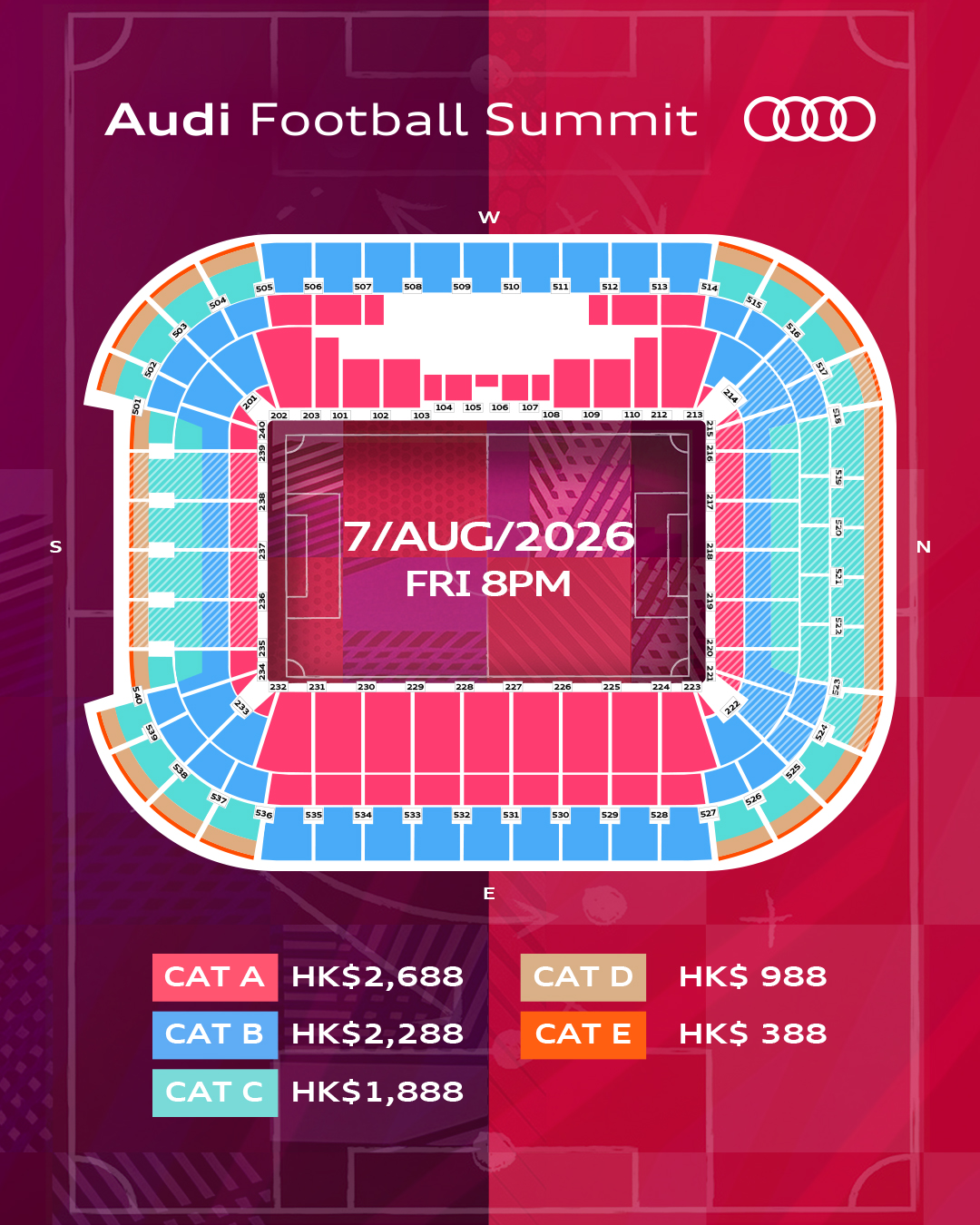Audi Football Summit 2026 FC Bayern Munich vs Aston Villa - Kai Tak ...
